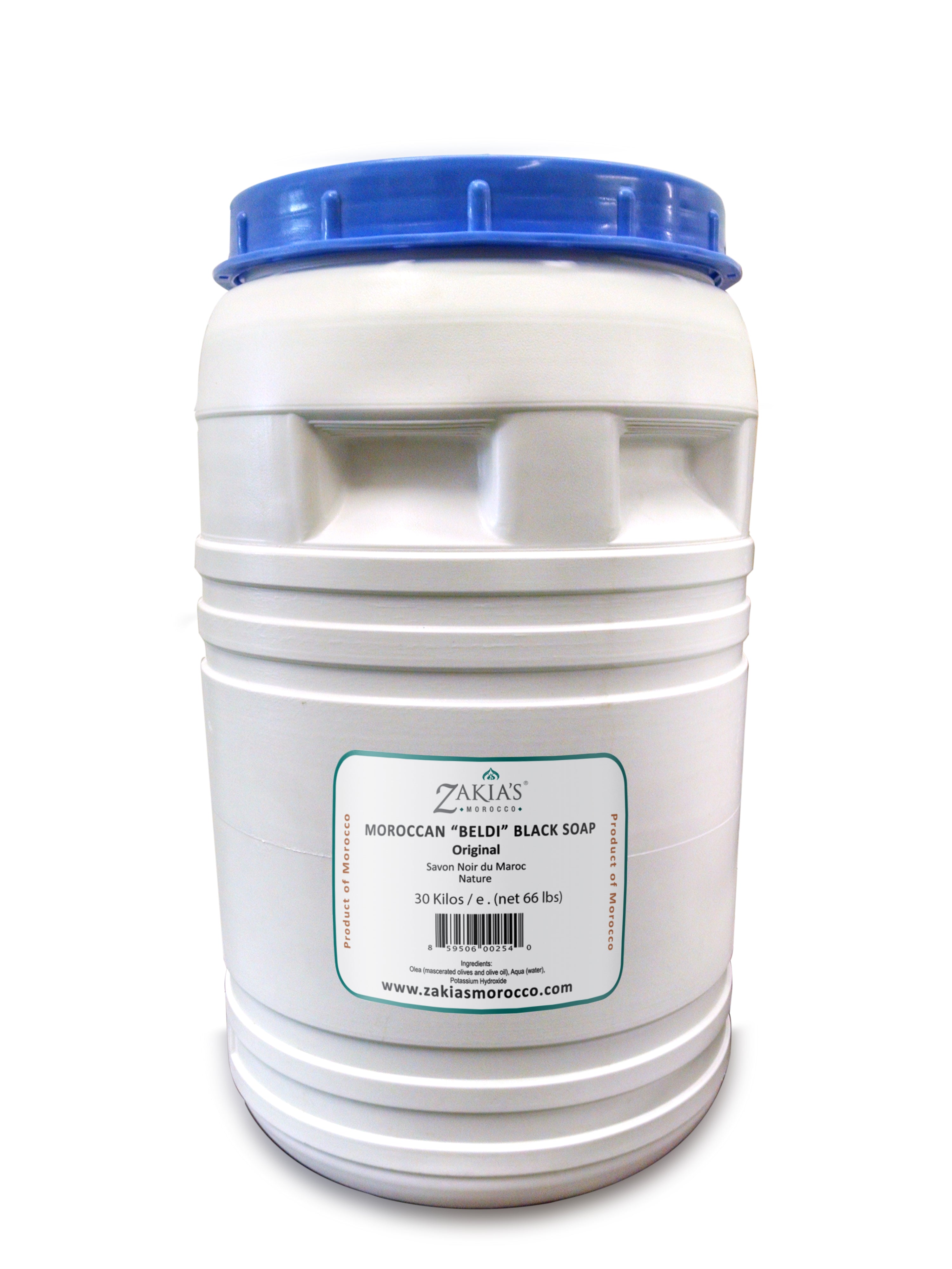 Moroccan Black Soap - Original - 30 Kilo Barrel – ZakiasMorocco-wholesale